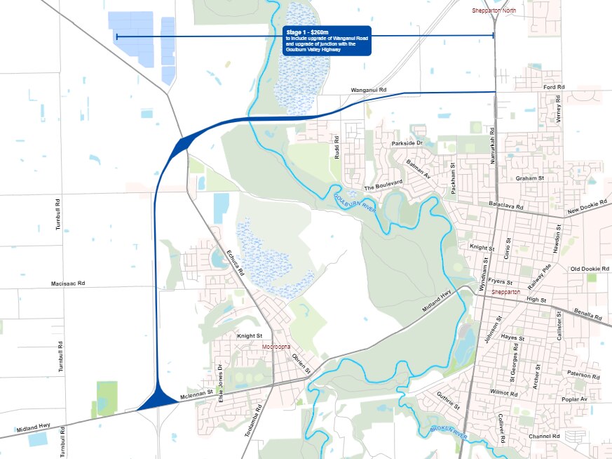 Federal, Victorian governments lock horns over $1.2bn Shepparton bypass ...