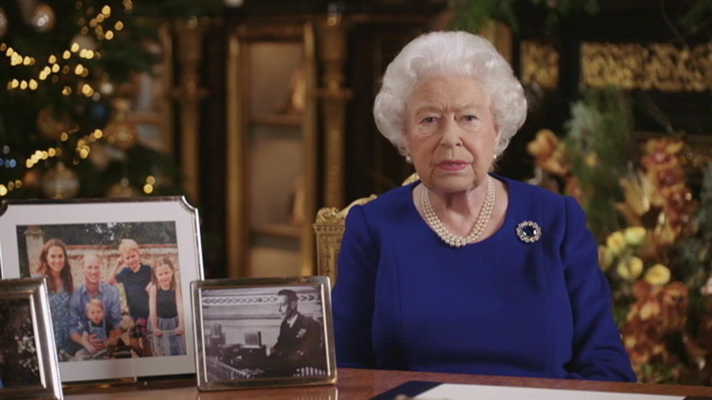 Queen Elizabeth II acknowledged that 2019 had been 'quite bumpy' and ...