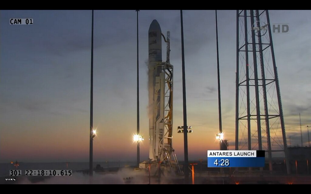 Antares rocket explodes on launch from Virginia on mission to ...