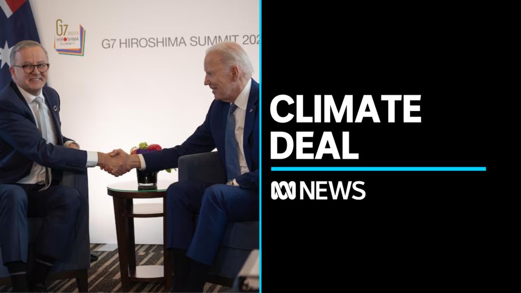 Australia and US sign climate deal pending approval from Congress - ABC ...