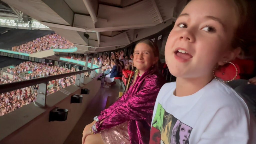 Laila Johnson at a Taylor Swift concert in London - ABC News