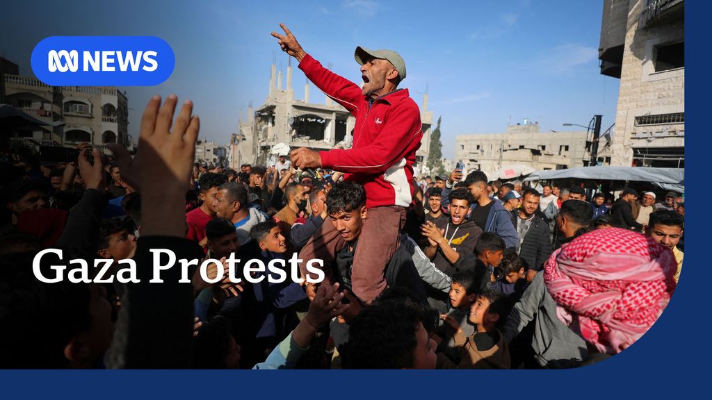 Palestinians stage large-scale protest against Hamas in Gaza - ABC News