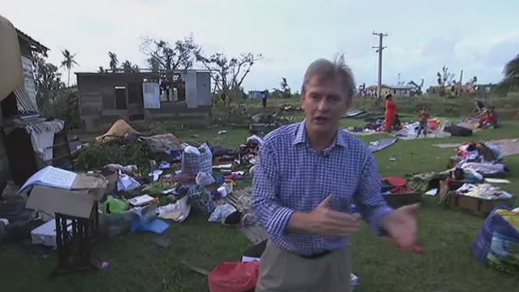 Scenes of devastation in cyclone-hit Fiji - ABC News