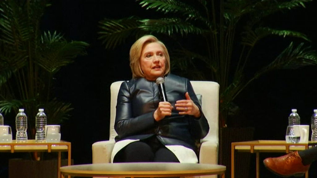 Hillary Clinton says Assange 'has to answer for what he has done' - ABC ...