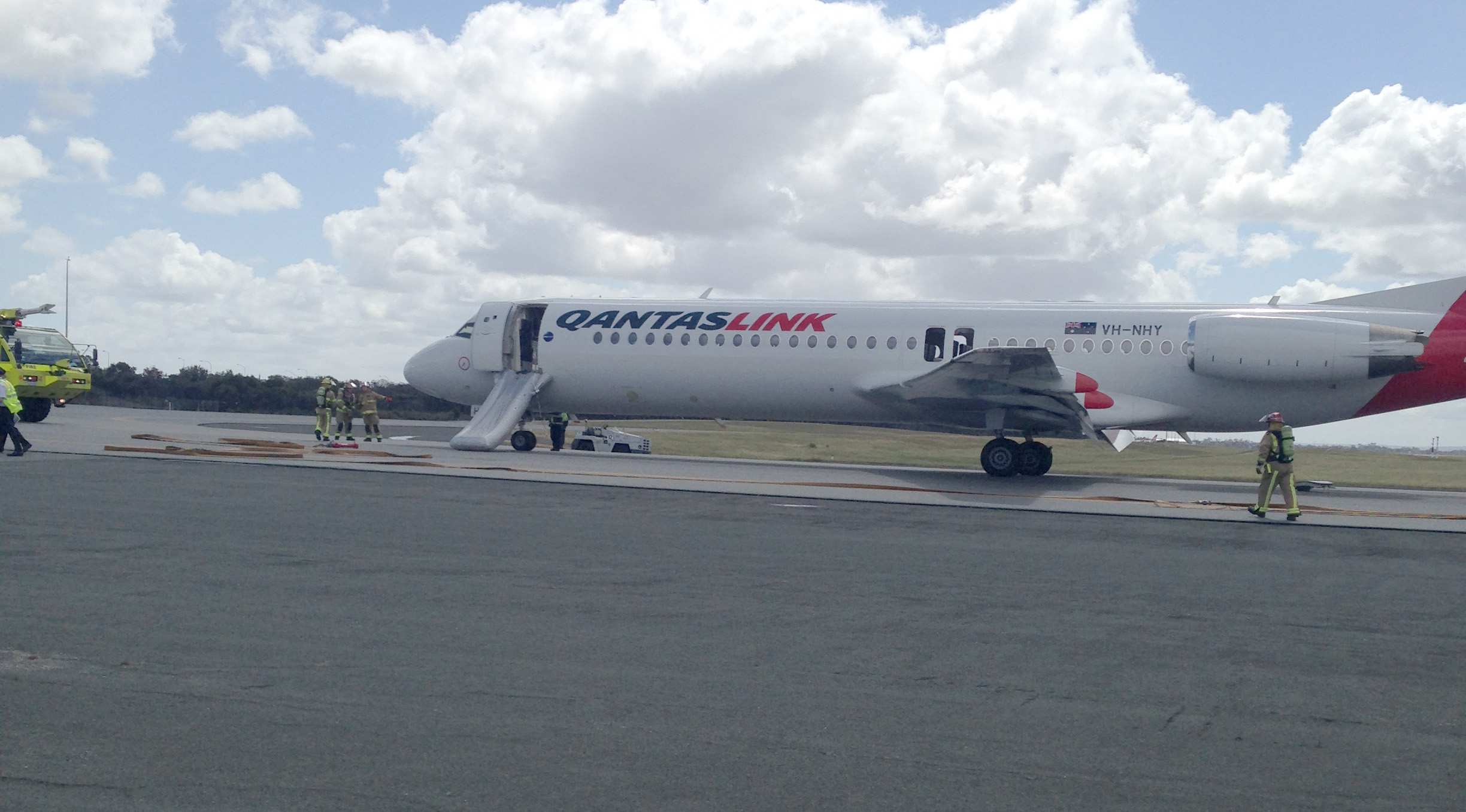 QantasLink plane makes emergency landing at Perth Airport - ABC News