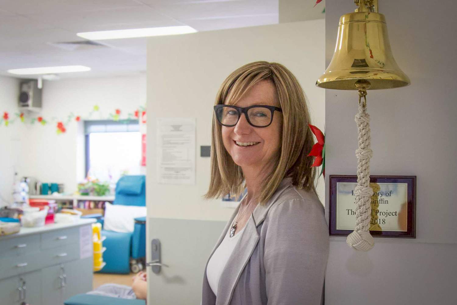 Captain's bell allows patients to ring the end of their chemotherapy ...