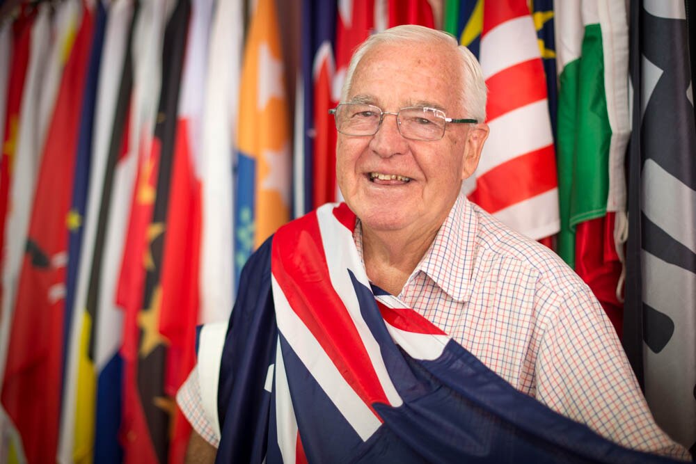 Fascination with flags leads Darwin hobbyist to decades-long career ...