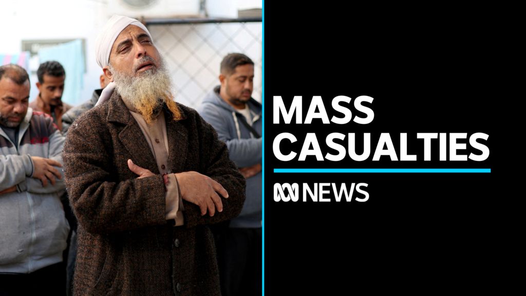 UN reports 'mass casualties' at Khan Younis training centre - ABC News
