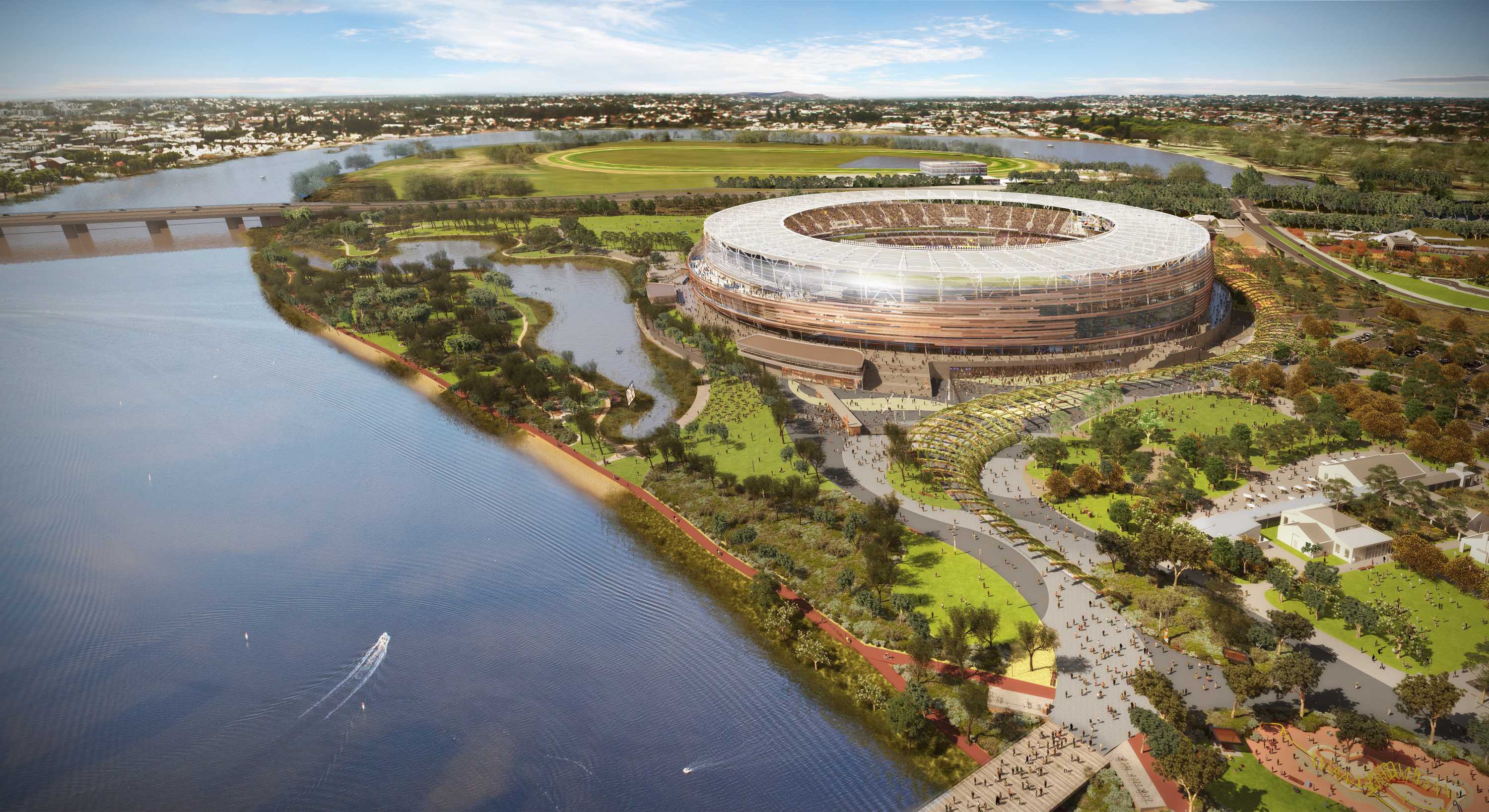 Perth Stadium to cost taxpayers more than $50m in first year of ...