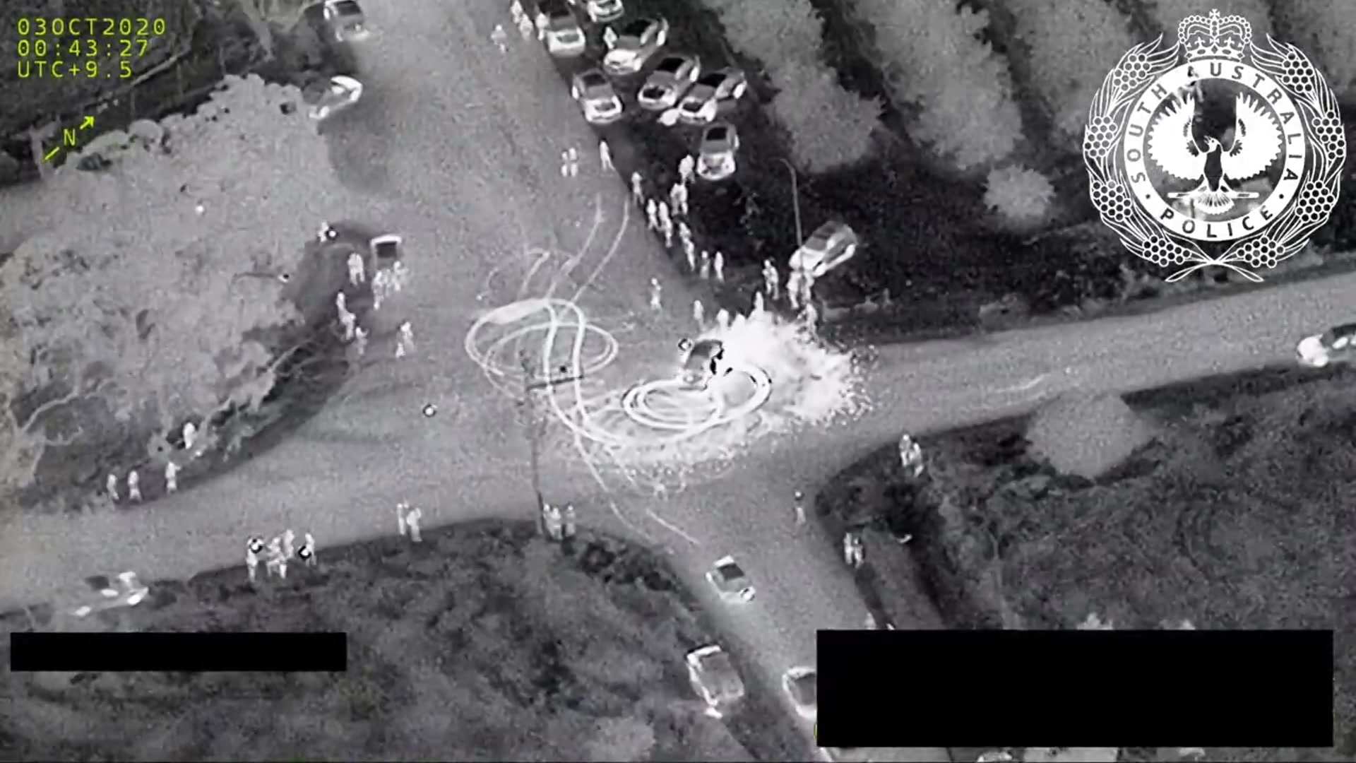 SA Police release footage of 'hoon' driver allegedly caught doing ...