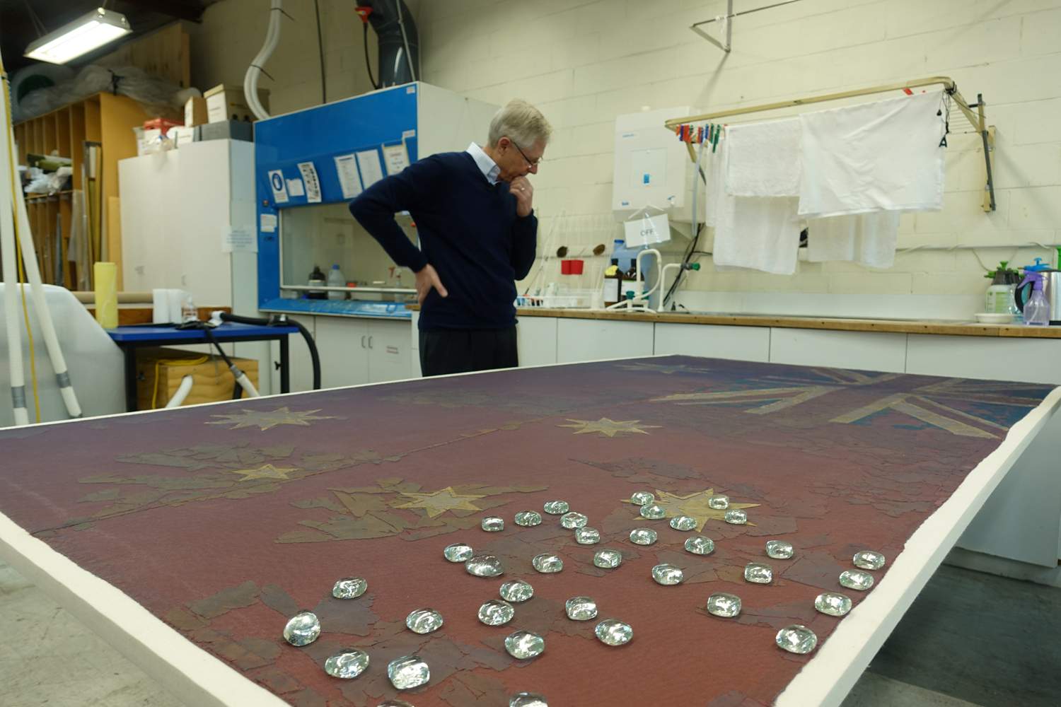 Australia's first flag forgotten, found and restored all in 100 years ...