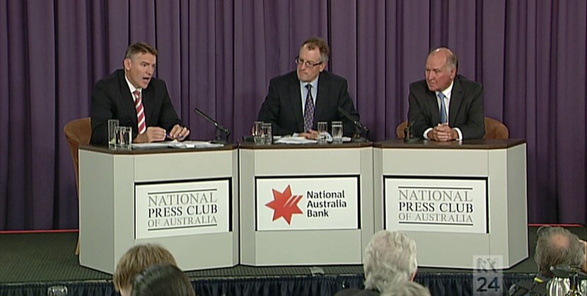 National Press Club: Tony Windsor and Rob Oakeshott - ABC News