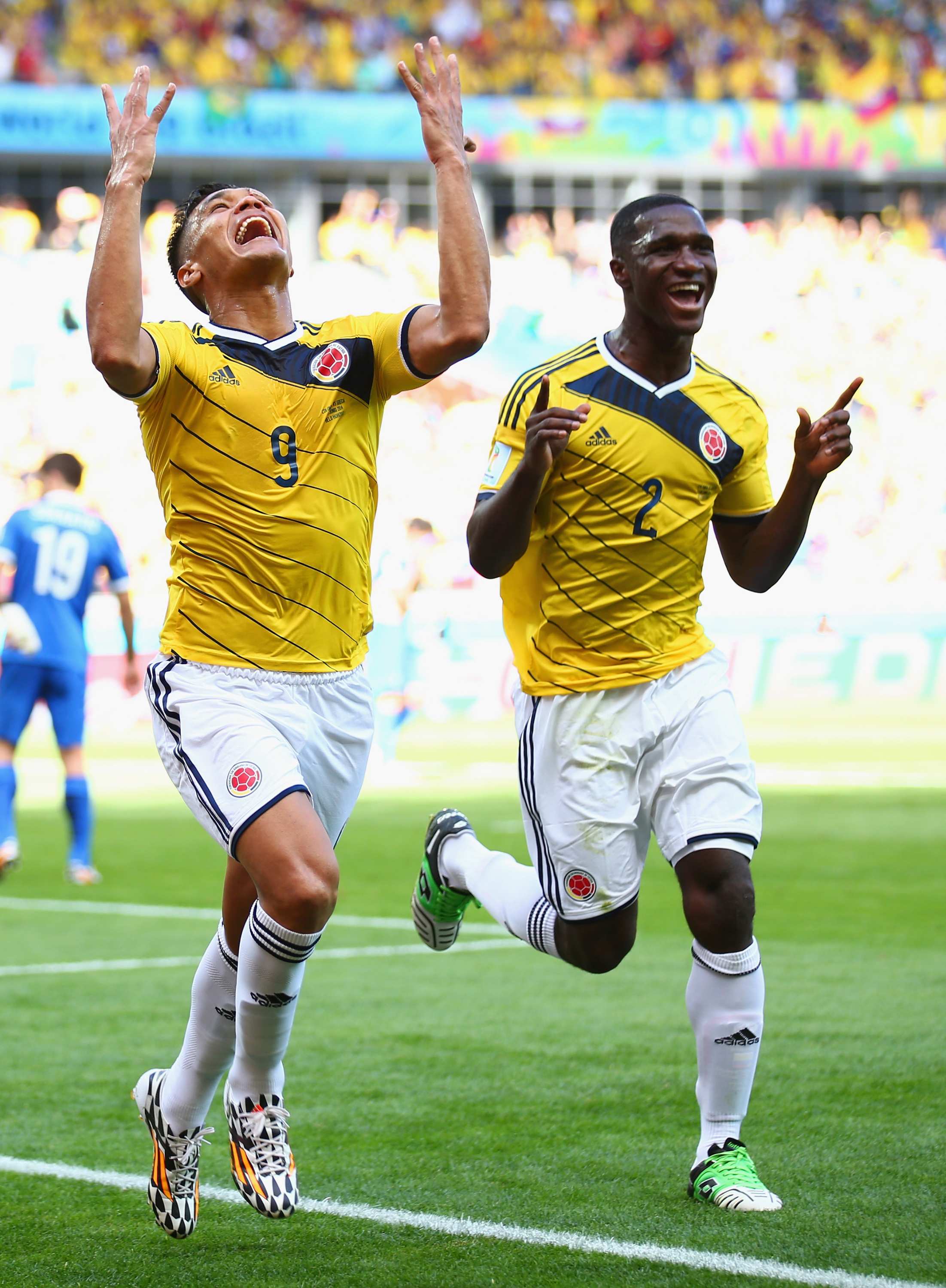 World Cup 2014: Colombia beats Greece 2-0 as James Rodriguez and ...