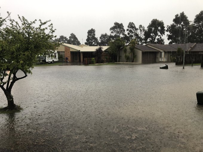 Flash flooding after deluge falls on Traralgon residents for third time ...