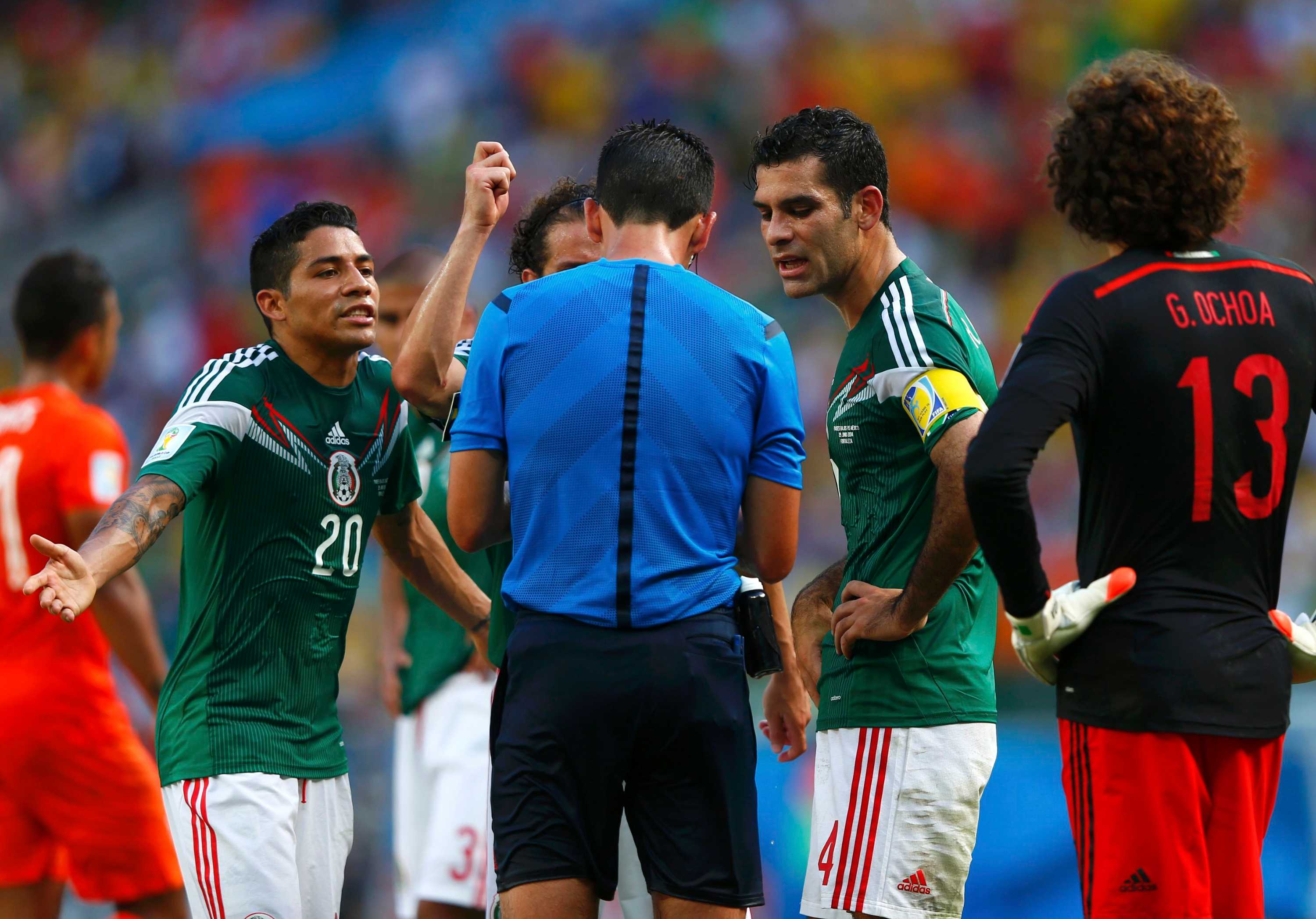 World Cup 2014: Mexico coach Miguel Herrera blames referee for second ...