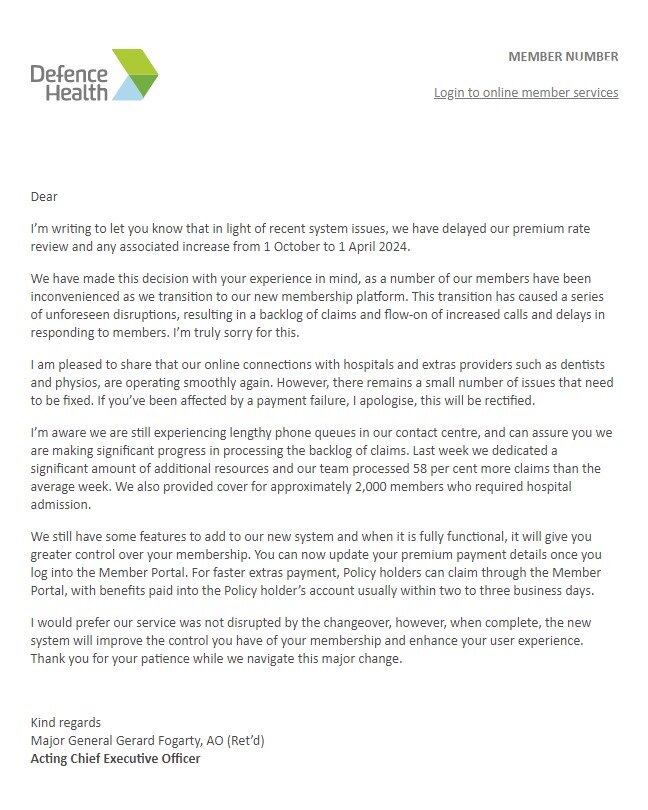 Defence Health tech failures leave members facing large medical bills ...