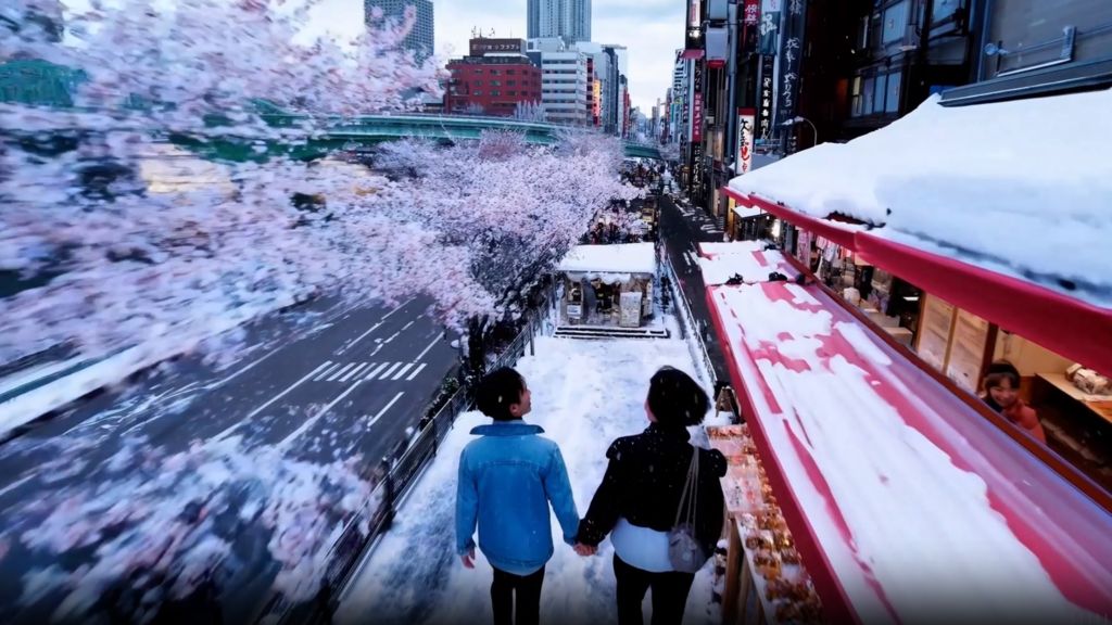 Sora-generated video of Tokyo in winter - ABC News